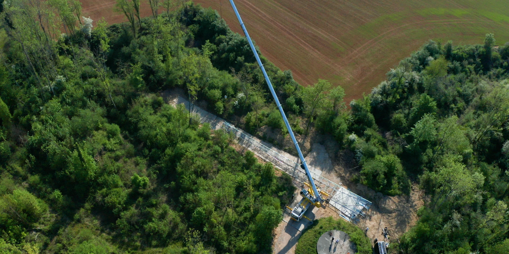 Levée du pylône 4G multi-opérateurs de Trémont-sur-Saulx dans la Meuse ...